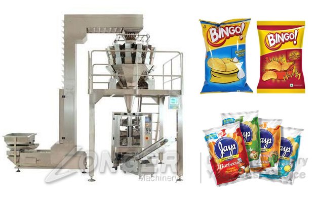 French Fries Snacks Packing Machine Video