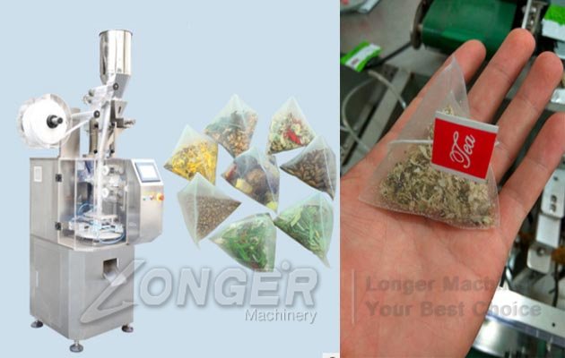 Pyramid Tea Bag Packing Machine