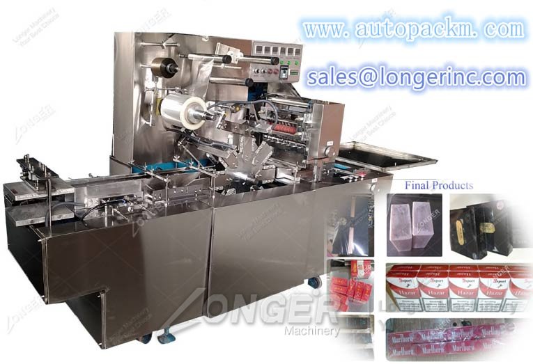 Automatic Cellophane Wrapping Machine For Cosmetic Box