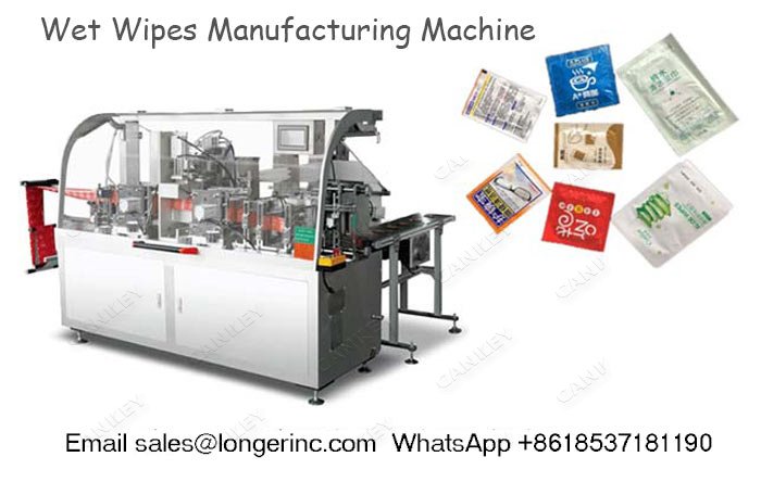 Wet Wipes Manufacturing Machine High Speed Low Cost