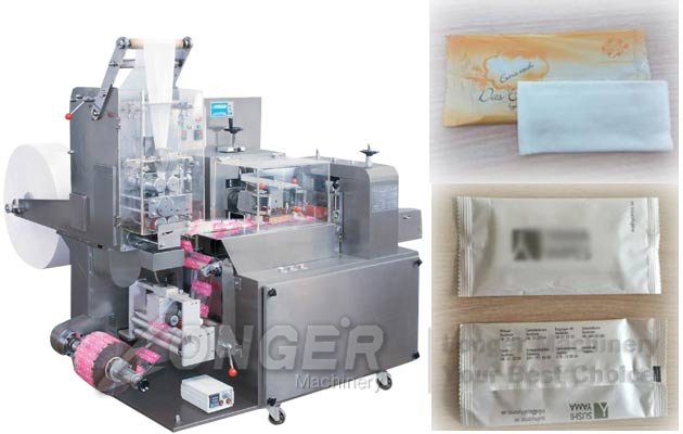 Single Sachet Wet Wipes Machine|Wet Tissue Packaging Machine LG-260