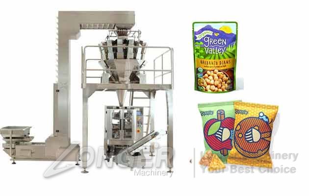 Automatic Cocoa Beans Weighing Packaging Machine|Chickpeas Pouch ...