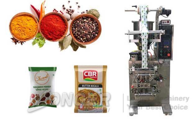 Spice Chili Masala Turmeric Powder Sachet Packaging Machine CKLF-500